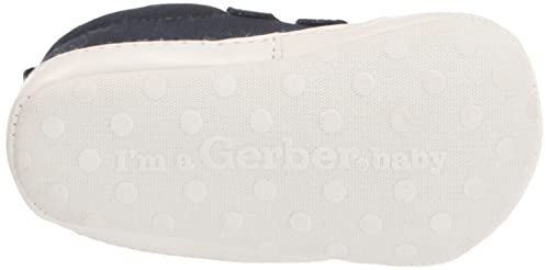 Gerber Unisex Baby Sneakers Crib Shoes Newborn Infant Toddler Neutral Boy Girl Navy 0-3 Months