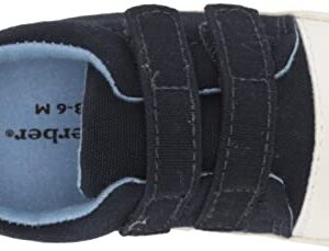 Gerber Unisex Baby Sneakers Crib Shoes Newborn Infant Toddler Neutral Boy Girl Navy 0-3 Months