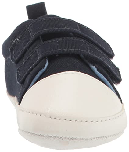 Gerber Unisex Baby Sneakers Crib Shoes Newborn Infant Toddler Neutral Boy Girl Navy 0-3 Months