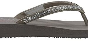 Skechers Women's Meditation-Perfect 10 Thong Sandal Nude 8