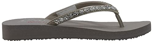 Skechers Women's Meditation-Perfect 10 Thong Sandal Nude 8