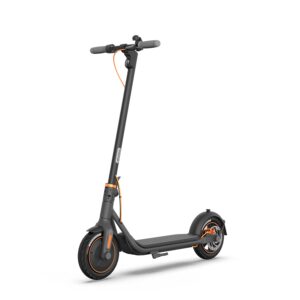 segway ninebot f40 electric kick scooter, 350w powerful motor, 10-inch pneumatic tire, foldable commuter electric scooter for adults, dark grey