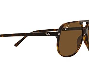 Ray-Ban RB2198 Bill Square Sunglasses, Havana/Polarized Brown, 60 mm