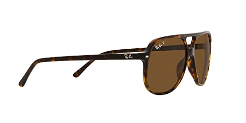 Ray-Ban RB2198 Bill Square Sunglasses, Havana/Polarized Brown, 60 mm