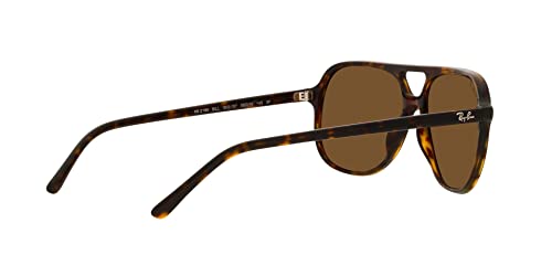 Ray-Ban RB2198 Bill Square Sunglasses, Havana/Polarized Brown, 60 mm