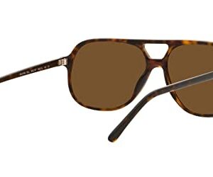 Ray-Ban RB2198 Bill Square Sunglasses, Havana/Polarized Brown, 60 mm