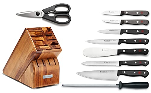 WÜSTHOF Gourmet 10-Piece Knife Block Set