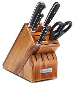 wÜsthof classic 6-piece knife block set