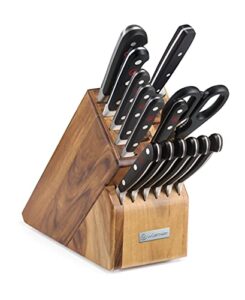 wÜsthof classic 15-piece knife block set