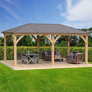 yardistry 12' x 20' meridian gazebo