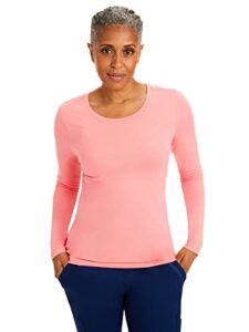 healing hands under scrubs for women long sleeve knits women’s medical scrub tee 5047 melissa underscrubs nectar xxs