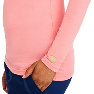 Healing Hands Under Scrubs for Women Long Sleeve Knits Women’s Medical Scrub Tee 5047 Melissa Underscrubs Nectar XXS