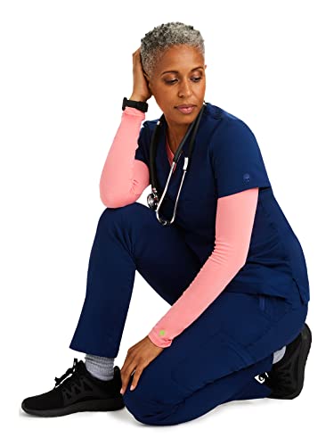 Healing Hands Under Scrubs for Women Long Sleeve Knits Women’s Medical Scrub Tee 5047 Melissa Underscrubs Nectar XXS