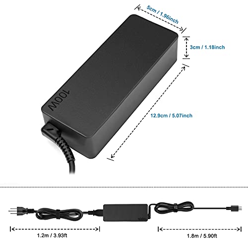 FLGAN 100W 90W USB-C Charger for ADP-90FE D A20-100P2A Msi Summit E15 E14 E16 E12 Flip Evo Msi Prestige 15 14 A10 A11 Series Laptop MS-14C2 adp-100sb d