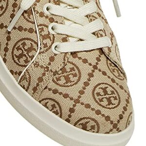 Tory Burch Howell Monogram Court Low Top Sneakers (Hazel, Numeric_10)