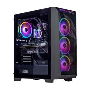 velztorm pilum cto powerful gaming desktop pc liquid-cooled (amd ryzen 7 3700x 8-core, 16gb ddr4, 512gb pcie ssd+1tb hdd (3.5), geforce rtx 3060 12gb, 120mm aio, rgb fans, 750w psu, wifi-n, win11p)