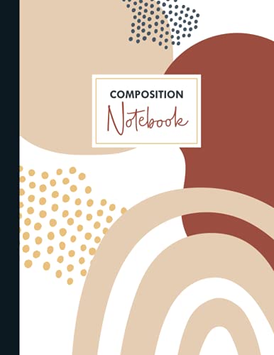 Composition Notebook: Aesthetic Composition Notebook | Aesthetic Journal | Wide Ruled Paper Book – 8.5 x 11” (110 Pages) | Back to School Notebook for ... Teens, Kids, Elementary, College, Study Notes