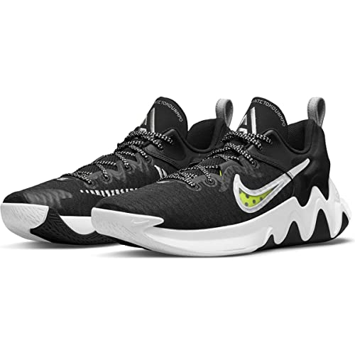 Nike Men's Giannis Immortality Athletic Basketball Shoes, Black/White-wolf Grey-clear, 14