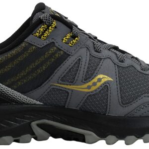 Saucony Men's Excursion TR14 Running Shoe, Dark Grey/Black/Gold, 10 W