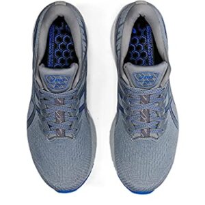 ASICS Men's GT-2000 10 Running Shoes, 12, Sheet Rock/Electric Blue