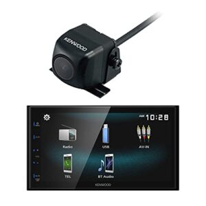 kenwood dmx125 / dmx125bt / dmx125bt 6.8 digital multimedia receiver with bluetooth | plus kenwood cmos-130 rearview camera with universal mounting hardware