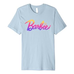 Barbie Pink Gradient Logo Premium T-Shirt