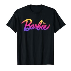 Barbie Pink Gradient Logo T-Shirt