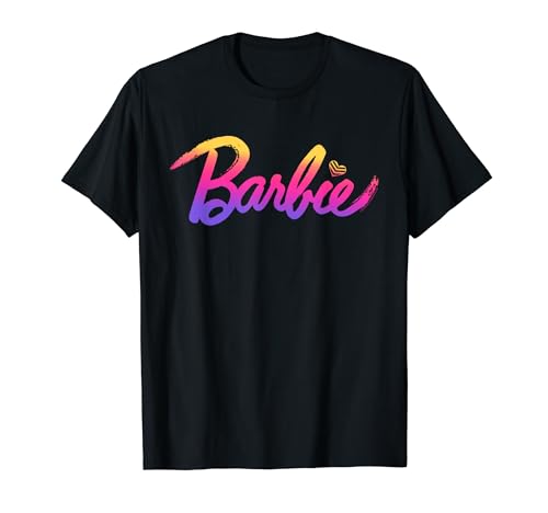 Barbie Pink Gradient Logo T-Shirt