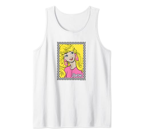 Barbie Checkered Frame Tank Top