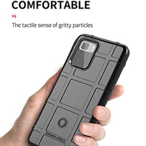 Ysnzaq for Xiaomi Redmi Note 10 Pro 5G (Not 4G) Rugged Slim Case with Heavy Duty Shockproof Military Grade Anti-Fall Anti-Scratch and Camera Lens Protector Cover for Xiaomi Poco X3 GT 5G HD Black