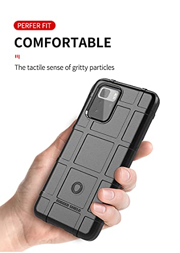 Ysnzaq for Xiaomi Redmi Note 10 Pro 5G (Not 4G) Rugged Slim Case with Heavy Duty Shockproof Military Grade Anti-Fall Anti-Scratch and Camera Lens Protector Cover for Xiaomi Poco X3 GT 5G HD Black