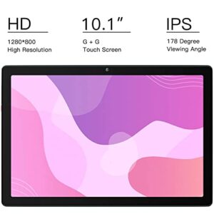 Moderness Tablet 10.1 Inch Android 12 Quad Core 32GB ROM 1280x800 IPS Display 5000mAh Tablets PC Gray