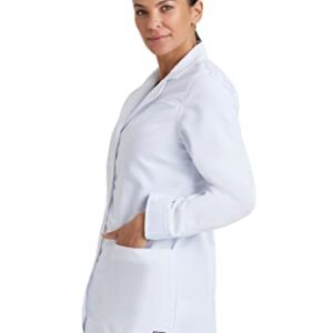 BARCO Grey's Anatomy Women's 2 Piece Long Sleeve 30" Lab Coat White XL