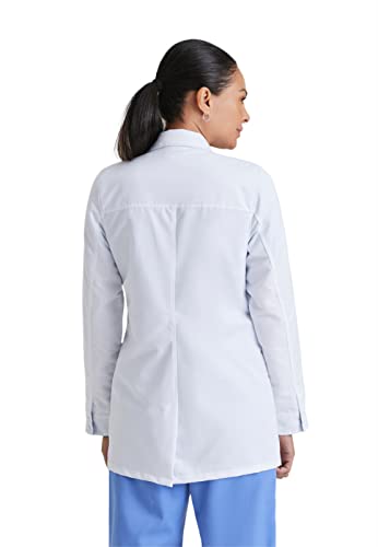 BARCO Grey's Anatomy Women's 2 Piece Long Sleeve 30" Lab Coat White XL