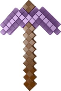 ​minecraft role-play accessory collection, child-sized sword or pickaxe, collectible gift for video game fans age 6 years & older