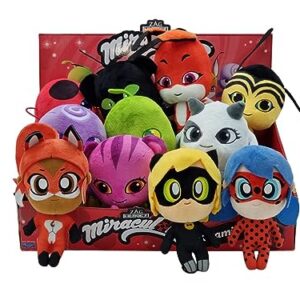 Miraculous Kwami Wayzz Plush Toy from Tales of Ladybug and Cat Noir | 15cm Wayzz Soft Toy | Super Soft and Cuddly Toys Bring Their Favourite TV Show to Life | Bandai