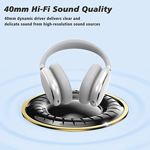 Srhythm NiceComfort 95 Hybrid Noise Cancelling Headphones,Wireless Bluetooth Headset with Transparency Mode,HD Sound