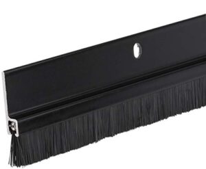 randall manufacturing co., inc 48in black door sweep with brush for gaps up to 1in made in usa