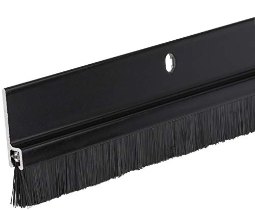 Randall Manufacturing Co., Inc 48In Black Door Sweep with Brush for gaps up to 1In Made in USA