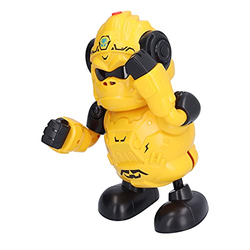 Zerodis Kids Robot Toys, Boys Robot Toys Gorilla Shaped Mist Spraying Kids Robots Gifts with Lights Sounds for Kid 3-8 Year Birthday Gift Present(Yellow)