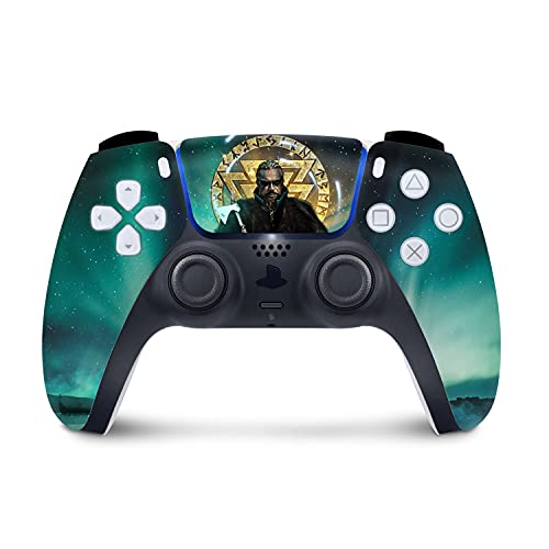 TACKY DESIGN PS5 Vikings Skin for PlayStation 5 Console and 2 Controllers, skin Vinyl 3M Decal Stickers Full wrap Cover (Disk Edition)