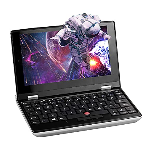 ZWYING 【Win 11/MS 2019office】 All Metal 7.0 inch Touch Screen Ultra-Light Mini Laptop High-Speed CPU J4105 12G RAM/256GB SSD High-Performance Notebook Computer (256GB SSD)