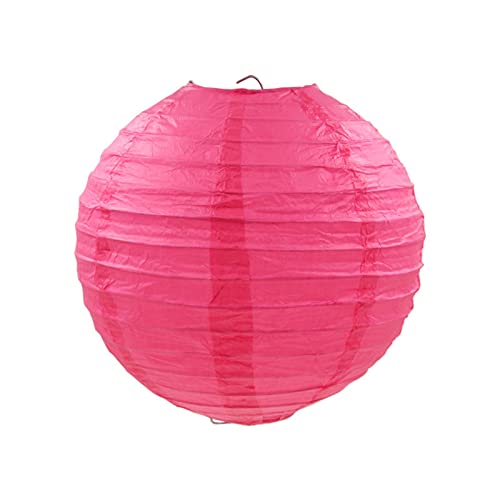 Lantern 30 pcs 4"-12" White Light Pink Rose Paper Lantern Chinese Javanese Round lanterne Papier lampion Wedding Outdoor Hanging Decor