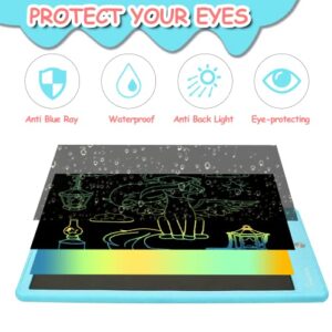 11 Inch LCD Writing Tablet, Colorful Drawing Doodle Board for Kids Toddler Drawing Pad Writing Board, Christmas Birthday Gifts for Boys Girls Age 3-7 Blue