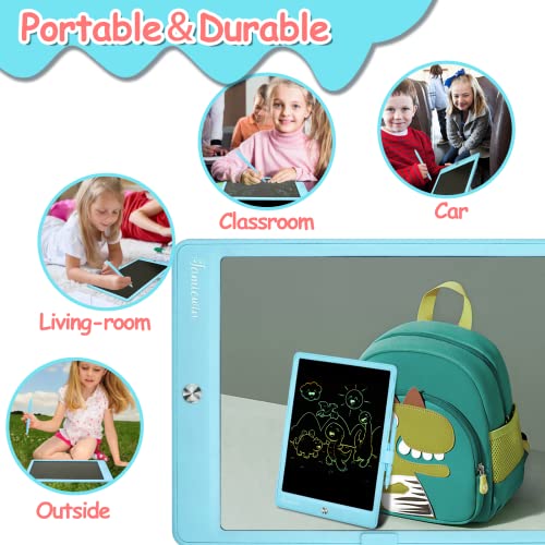 11 Inch LCD Writing Tablet, Colorful Drawing Doodle Board for Kids Toddler Drawing Pad Writing Board, Christmas Birthday Gifts for Boys Girls Age 3-7 Blue