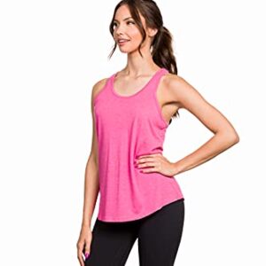 Epic MMA Gear Womens X Knot Backless Style Yoga Tank Top Adiel-18 Style (X-Large, Pink)