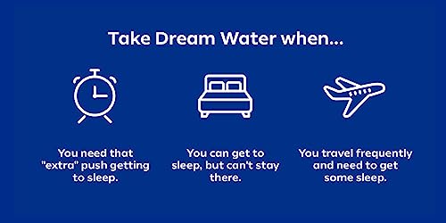 Dream Water Sleep Gummies; Melatonin 5mg, GABA, 5-HTP; Natural Flavors and Colors; Helps You to Fall Asleep, Fast and Wake Refreshed, Snoozeberry, 60 Gummies