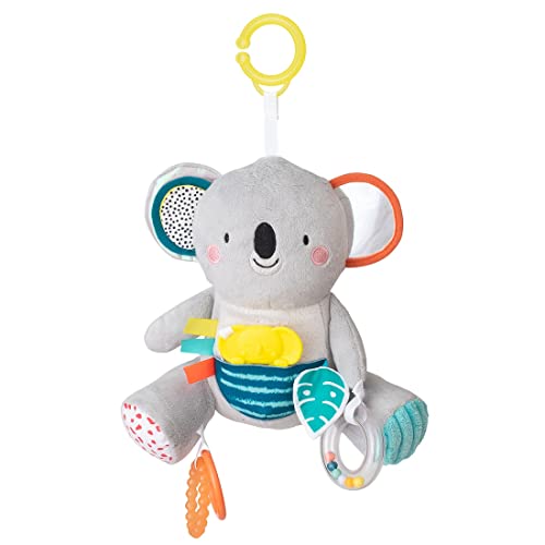 Taf Toys Kimmy The Koala Developmental Soft Activity Toy, Newborn Toys & Baby Toys 3-6 Months | Helps Develop Motor Skills | Perfect for Multi-Sensory Play with A Mirror, Teether, Textures & Sounds