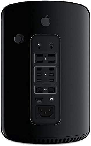 Apple Mac Pro MQGG2LL/A - 3.0GHz Intel Xeon E5 Eight-Core, i7, 32GB RAM, 1TB SSD, AMD FirePro D500 - Black (Renewed)