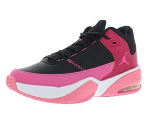 jordan girl's max aura 3 (big kid) black/pinksicle/rush pink/coral chalk 5 big kid m